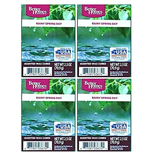 Better Homes and Gardens Rainy Spring Day Wax Cubes - 4-Pack