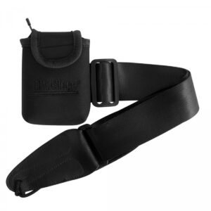 on-stage ma1335 wireless transmitter pouch with guitar strap