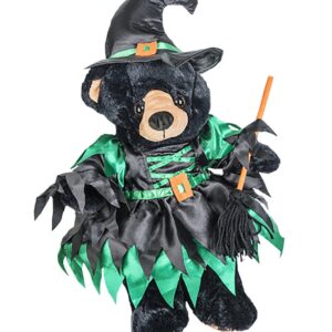 Wicked Witch Costume Teddy Bear Clothes Outfit Fits Most 14" - 18" Build-a-bear and Make Your Own Stuffed Animals