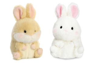 aurora bundle 2 5" beanbag stuffed animals: lively bunny bunbun bunny