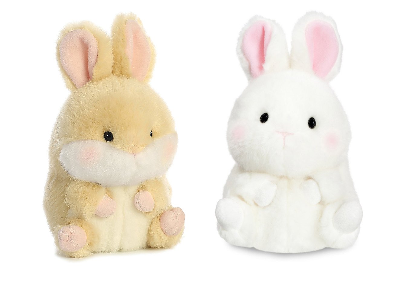 Aurora Bundle 2 5" Beanbag Stuffed Animals: Lively Bunny Bunbun Bunny