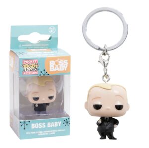 funko pop keychain: boss baby (suit) toy figures