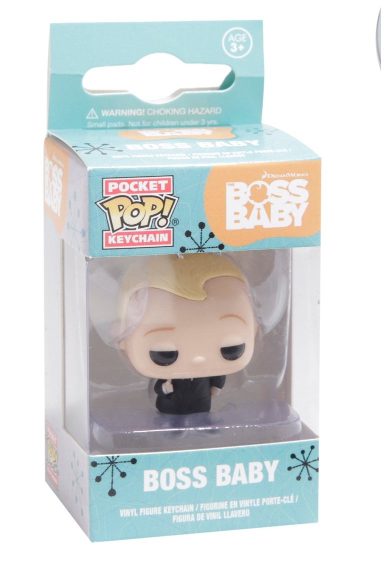 Funko Pop Keychain: Boss Baby (Suit) Toy Figures