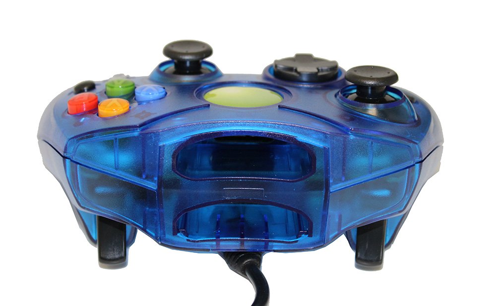 Replacement Controller for XBox Original - Blue Transparent - by Mars Devices