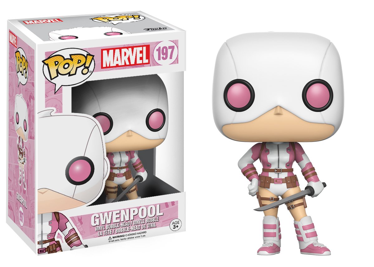 Funko POP Marvel: GwenPool Masked Toy Figures