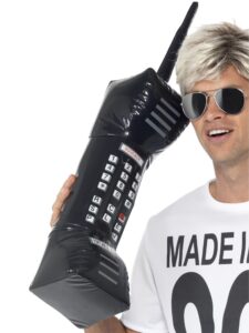 inflatable 80's retro mobile phone