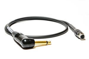 l6c-hdr heavy duty right-angle cable upgrade for line 6 relay g50 g55 g90, shure, akg, & sennheiser wireless transmitters - made in the usa by lucid audio project