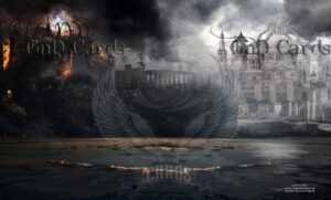 gnd cards divided kingdom custom playmat mtg