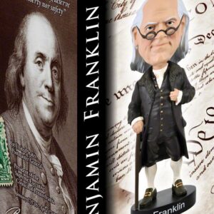 Royal Bobbles Benjamin Franklin American Founding Father Collectible Bobblehead Statue