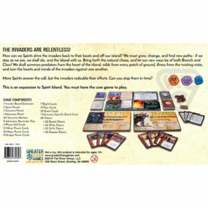 Greater Than Games | Spirit Island: Branch & Claw | Cooperative Strategy Board Game Expansion | 1 to 4 Players | 90+ Minutes | Ages 14+