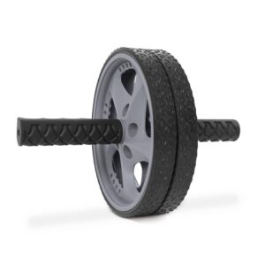 cap barbell abdominal wheel, black/gray