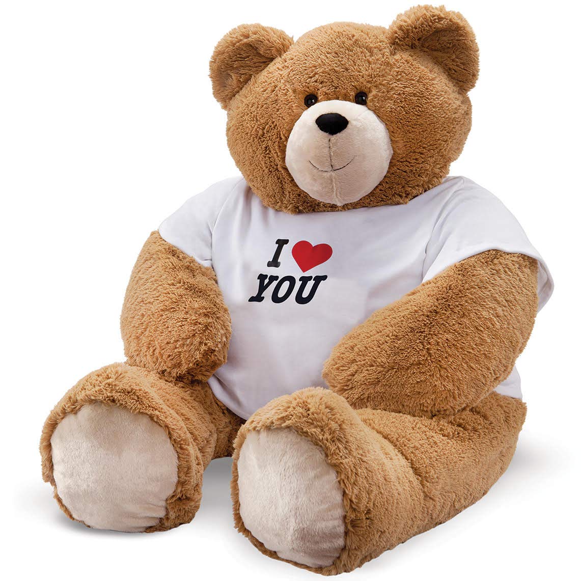 Vermont Teddy Bear - Custom Valentines Day Teddy Bear, Huge Teddy Bear, 4 Feet Tall, Brown