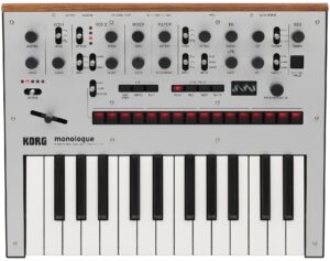 korg monophonic analog synthesizer monologue-sv monologue silver