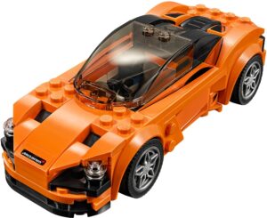 lego speed champions 6175271 75880 speed champions mclaren 720s building toy (161 piece), orange/black, multi