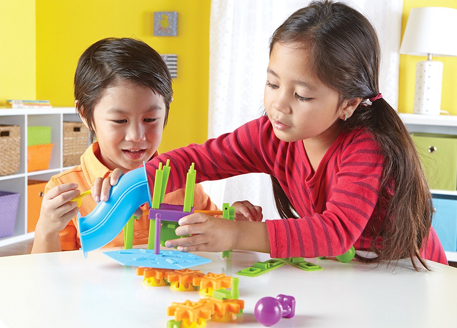 Learning Resources Playground Engineering & Design STEM Set - 104 Pieces, Ages 5+ STEM Toys for Kids, Construction Toys