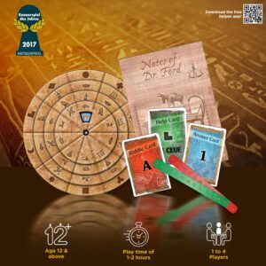 Exit: The Pharaoh's Tomb | Exit: The Game - A Kosmos Game | Kennerspiel Des Jahres Winner | Family-Friendly, Card-Based at-Home Escape Room Experience for 1 to 4 Players, Ages 12+