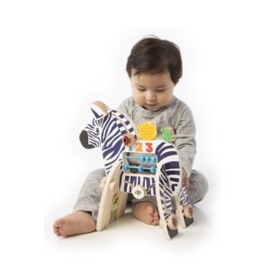 Manhattan Toy Safari Zebra Wooden Toddler Activity Toy