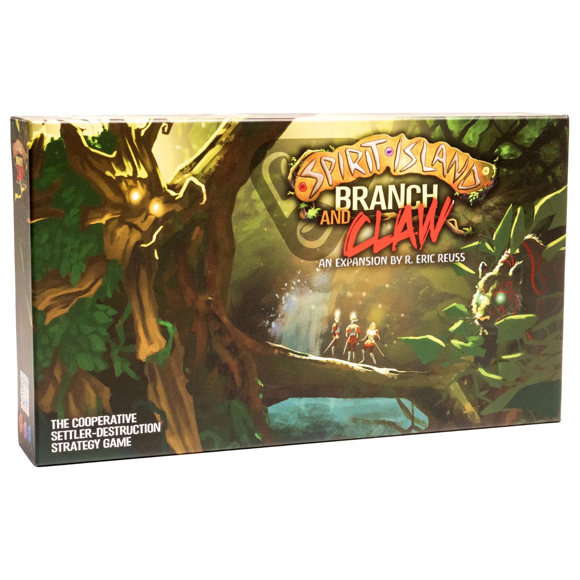 Greater Than Games | Spirit Island: Branch & Claw | Cooperative Strategy Board Game Expansion | 1 to 4 Players | 90+ Minutes | Ages 14+