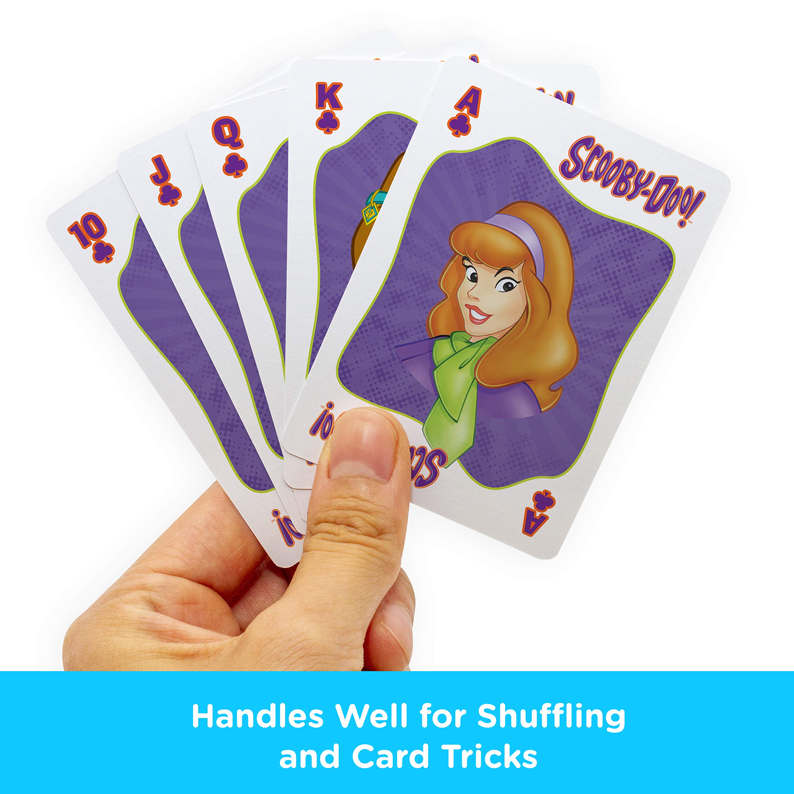 AQUARIUS Scooby Doo Playing Cards - Scooby Doo Themed Deck of Cards for Your Favorite Card Games - Officially Licensed Scooby Doo Merchandise & Collectible Gift