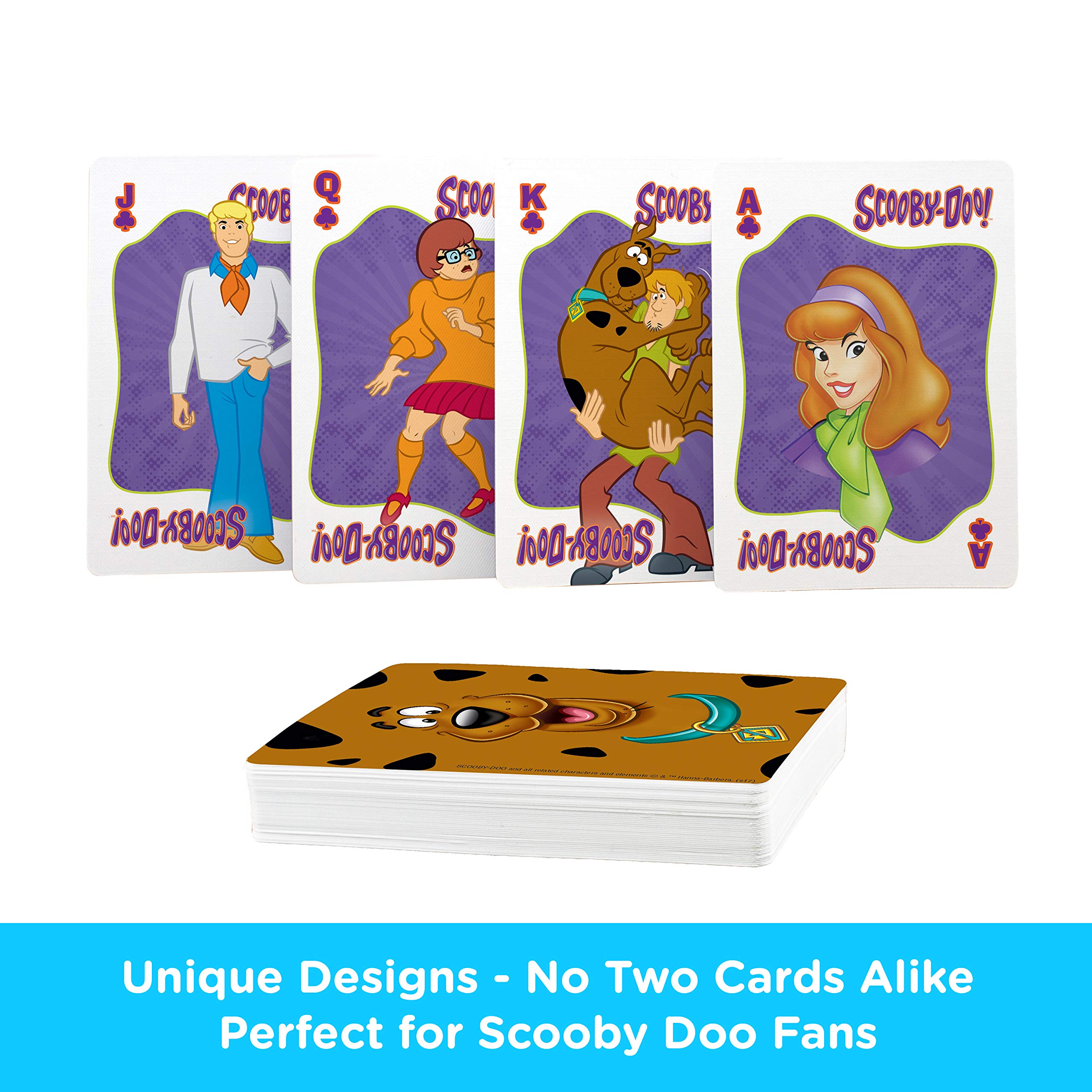 AQUARIUS Scooby Doo Playing Cards - Scooby Doo Themed Deck of Cards for Your Favorite Card Games - Officially Licensed Scooby Doo Merchandise & Collectible Gift