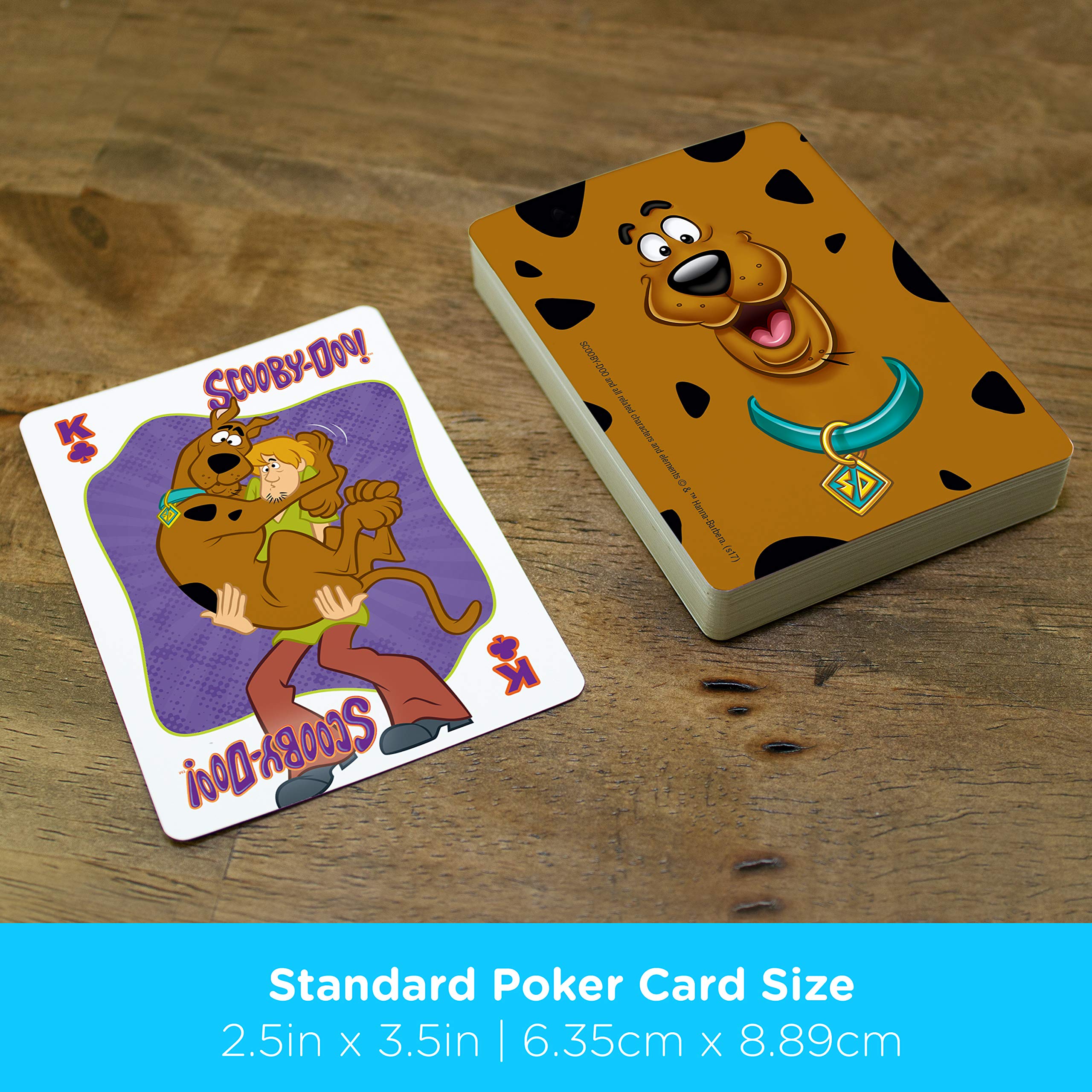 AQUARIUS Scooby Doo Playing Cards - Scooby Doo Themed Deck of Cards for Your Favorite Card Games - Officially Licensed Scooby Doo Merchandise & Collectible Gift