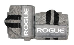 rogue fitness wrist wraps (gray 12")