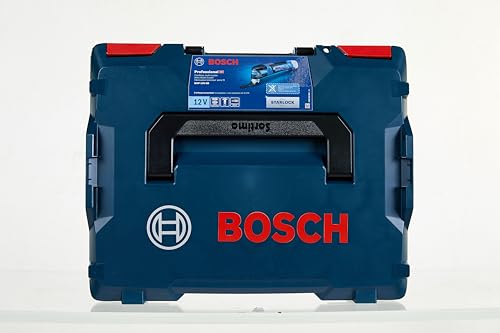 Bosch Professional 12V System GOP 12V-28 cordless multi cutter (Starlock tool holder, no-load orbital stroke rate: 5000–20000 min-1, excluding batteries and charger, in L-BOXX 102)