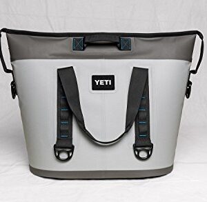 YETI Hopper Two 40 Portable Cooler, Fog Gray/Tahoe Blue