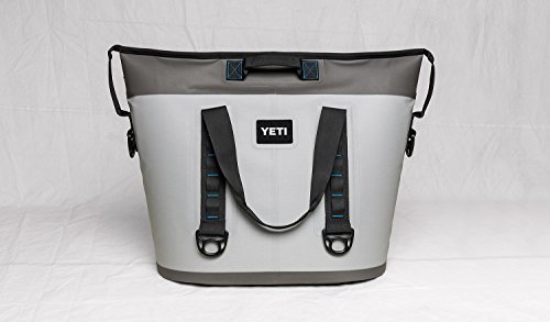 YETI Hopper Two 40 Portable Cooler, Fog Gray/Tahoe Blue