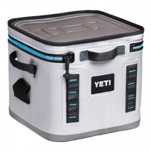 YETI YHOPF12G Hopper Flip 12 Portable Cooler, Fog Gray/Tahoe Blue