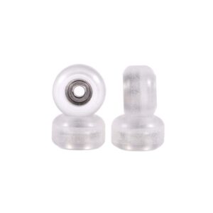 exodus ss fingerboard bearing wheels - clear/transparent