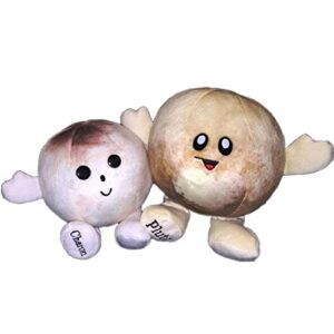 celestial buddies pluto & charon buddy science astronomy space solar system educational plush stuffed planet toy