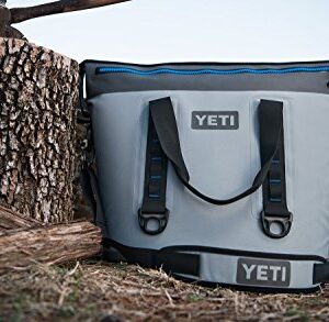 YETI Hopper Two 40 Portable Cooler, Fog Gray/Tahoe Blue