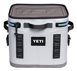 yeti yhopf12g hopper flip 12 portable cooler, fog gray/tahoe blue