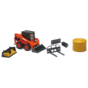 new-ray 1:18 kubota ssv65 skid loader (33133 css)