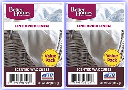 Better Homes and Gardens Line Dried Linen Wax Cubes - 2-Pack