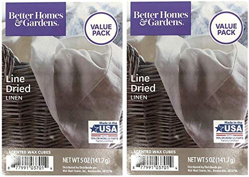 Better Homes and Gardens Line Dried Linen Wax Cubes - 2-Pack