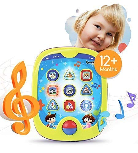 Boxiki kids Smart Pad Educational Toys for Babies and Children - Preschool Learning Toddler Tablet Toy for Infants. Learn ABC, Numbers & Play Games.Learning Toys for 3,4,5 Years Old Boys & Girls