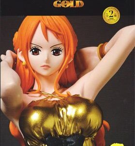 Banpresto One Piece Film Gold Glitter & Glamours Nami Movie Style Action Figure (Gold Dress Version)