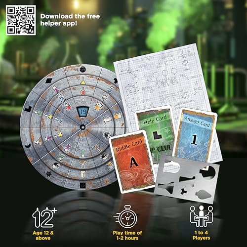 Exit: The Secret Lab | Exit: The Game - A Kosmos Game | Kennerspiel Des Jahres Winner | Family-Friendly, Card-Based at-Home Escape Room Experience for 1 to 4 Players, Ages 12+