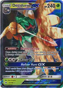 pokemon - decidueye gx - 12/149 - ultra rare