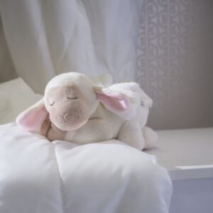 Sleepy Angel Lamb 9 Inch Plush Animal Plays Jesus Loves Me