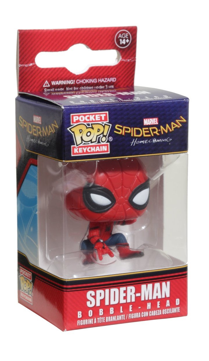 Funko POP Keychain Spider-Man Homecoming Spider-Man New Suit Action Figure