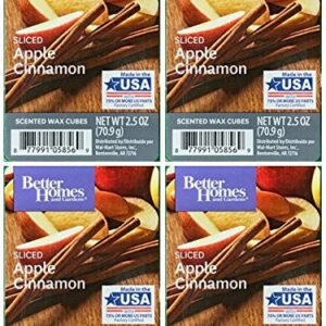 Better Homes and Gardens Sliced Apple Cinnamon Scented Wax Cubes - 4-Pack