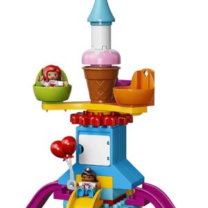 LEGO DUPLO Town Big Fair 10840 Role Play and Learning Building Blocks Set for Toddlers Including a Ferris Wheel, Carousel, and Amusement Park (106 pieces)