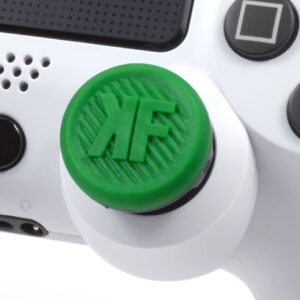 KontrolFreek GamerPack Alpha for PlayStation 4 (PS4) Controller | Performance Thumbsticks | 2 Low-Rise Concave, 2 Low-Rise | Green