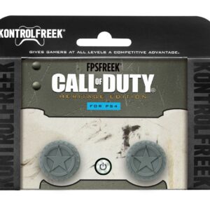 KontrolFreek FPS Freek Call of Duty WWII Heritage Edition for PlayStation 4 (PS4) Controller | Performance Thumbsticks | 1 Mid-Rise, 1 High-Rise Concave | Green