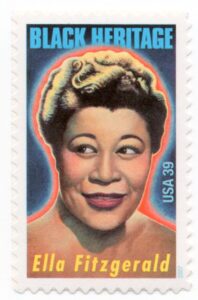 us postage stamp single 2007 ella fitzgerald issue 39 cents mnh scott #4120