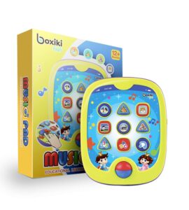 boxiki kids smart pad educational toys for babies and children - preschool learning toddler tablet toy for infants. learn abc, numbers & play games.learning toys for 3,4,5 years old boys & girls