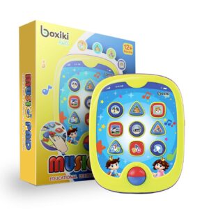 Boxiki kids Smart Pad Educational Toys for Babies and Children - Preschool Learning Toddler Tablet Toy for Infants. Learn ABC, Numbers & Play Games.Learning Toys for 3,4,5 Years Old Boys & Girls